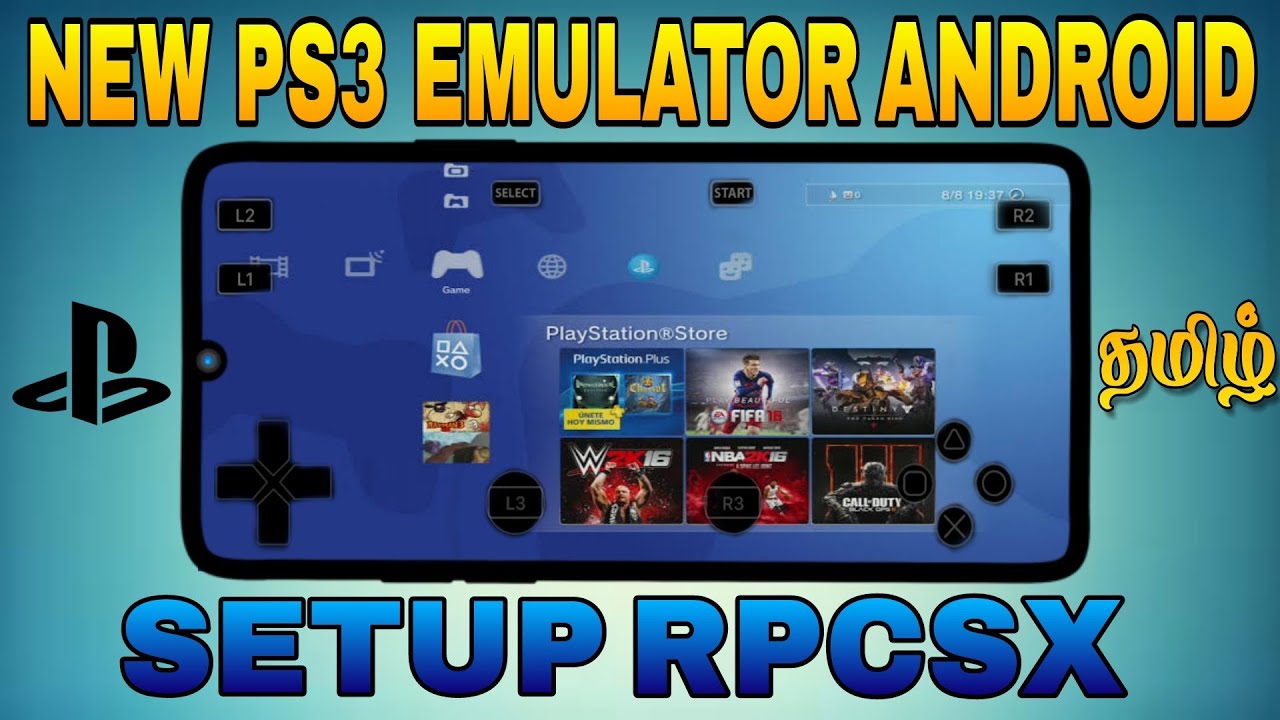 New PS3 Emulator Android how to Setup RPCSX Android Tamil |Best PS3 Emulator Android RPCSX - YouTube