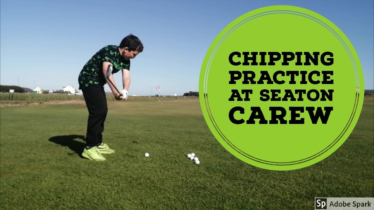 Chipping Practice at Seaton Carew - YouTube