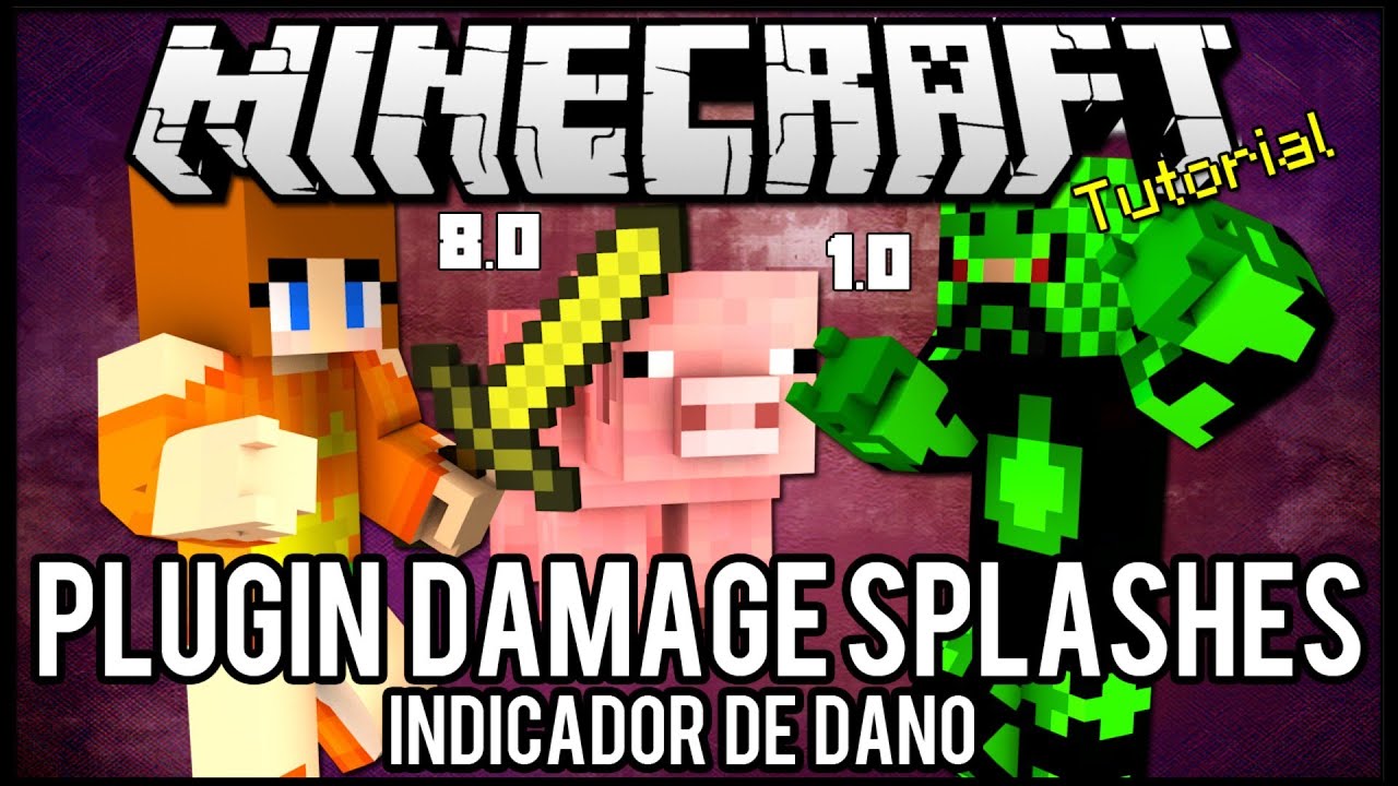 [Tutorial]Damage Splashes - Indicador de Dano Minecraft - YouTube