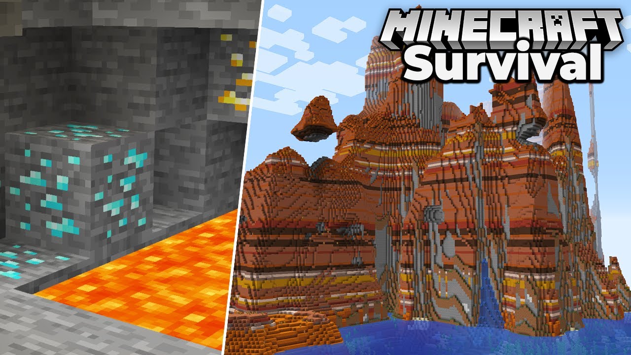 Let's Play Minecraft 1.16 Survival : The MASSIVE Mining Adventure ...