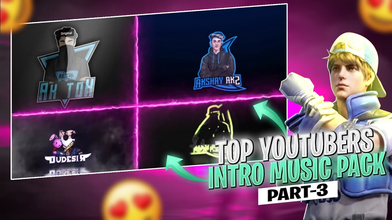 TOP YOUTUBERS INTRO MUSIC PACK😻🔥PART-3🔥 - YouTube