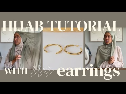 MOST REQUESTED HIJAB TUTORIAL: everyday FULL COVERAGE style with earrings!
