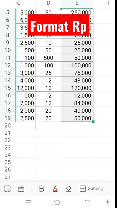 format mata uang Rp @budisantosa01 - YouTube