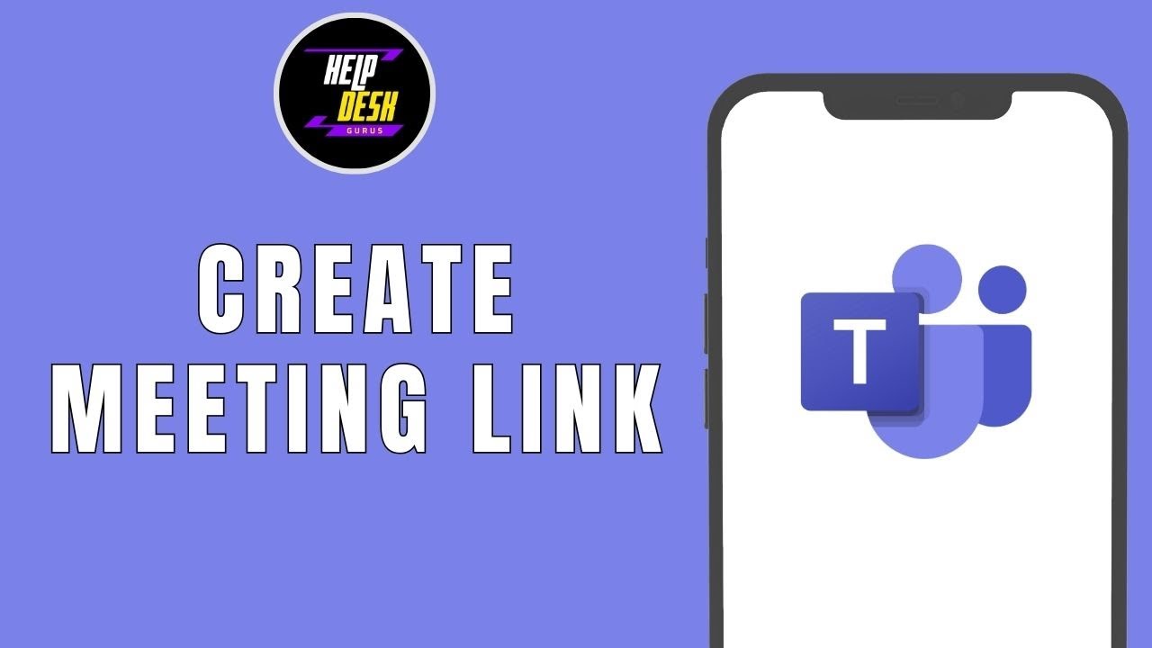 How to Create Meeting Link in Microsoft Teams - YouTube