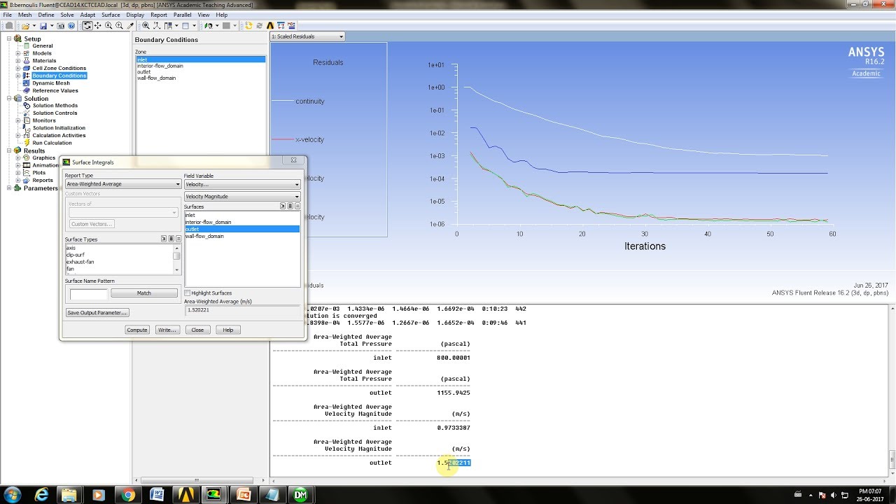 Ansys Fluent- Bernoulli's Equation Explained with Fluent - YouTube