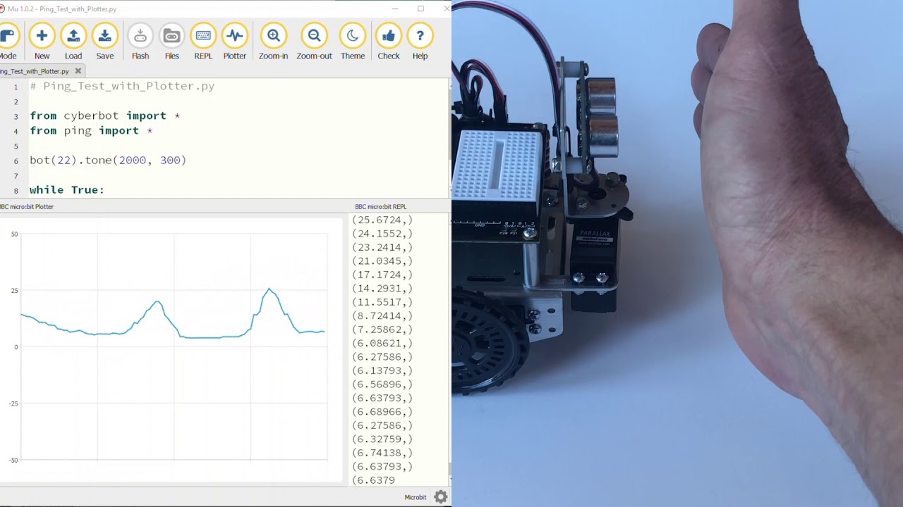 Ping Test with Plotter - YouTube