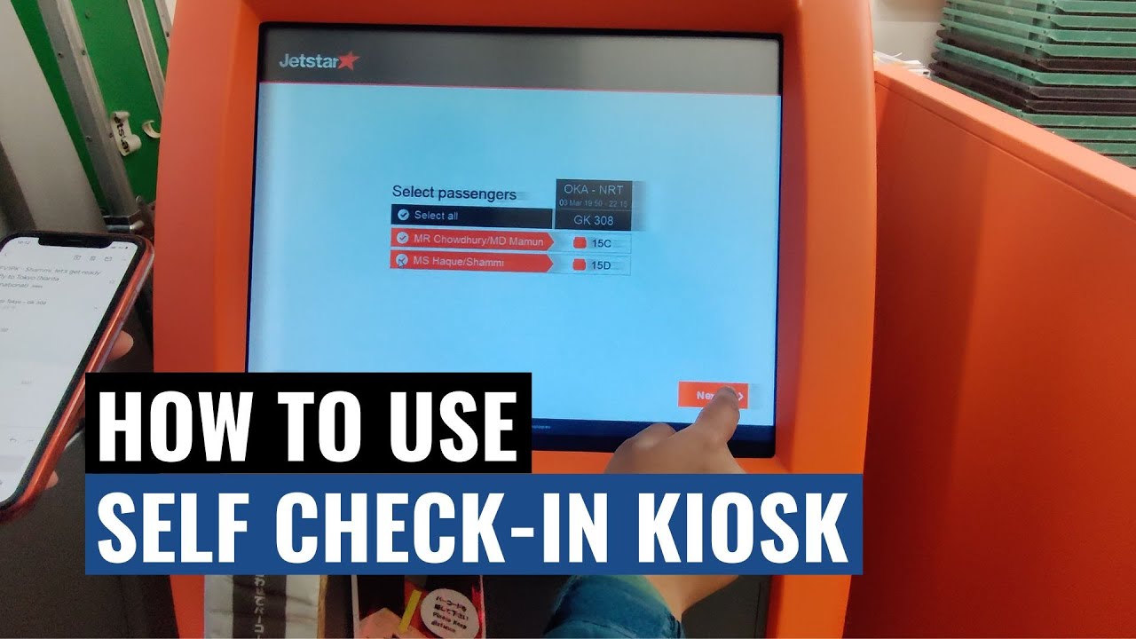 HOW TO USE SELF CHECK IN KIOSK AT AIRPORT IN JAPAN | JAPAN TRAVEL VLOG ...