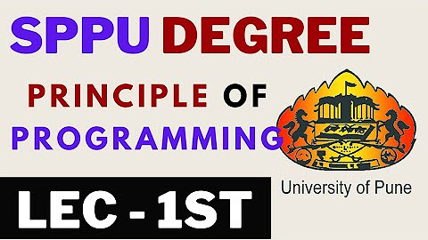 Principle of Programming For SPPU 4th Sem - YouTube