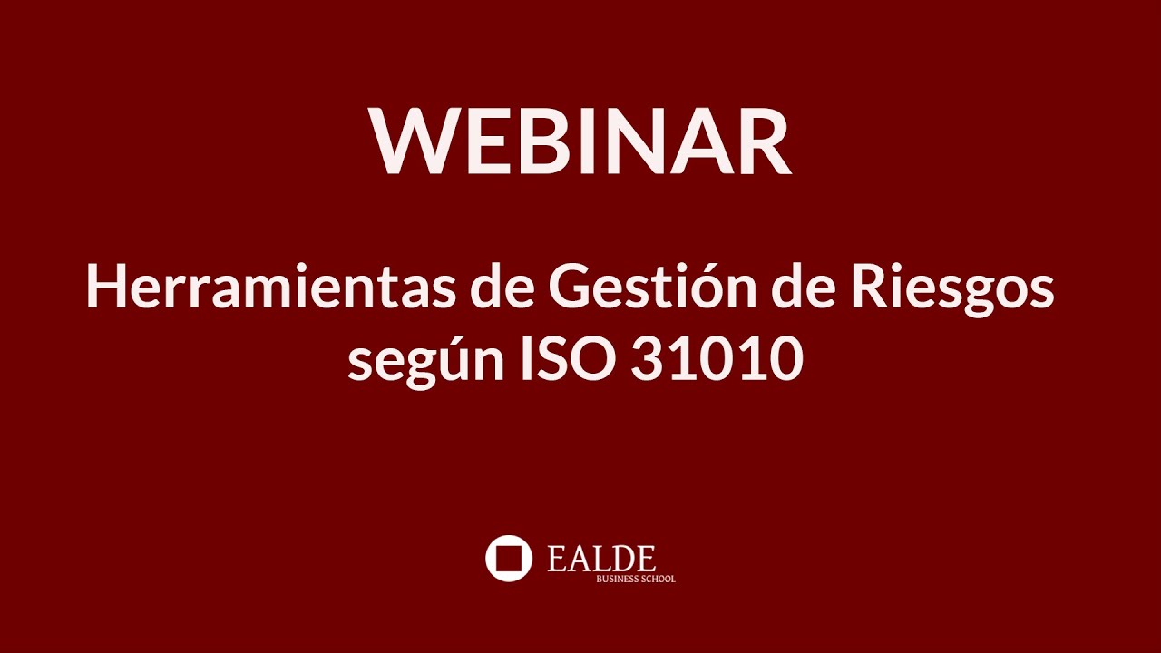 Herramientas de Gestión de Riesgos según ISO 31010 - YouTube