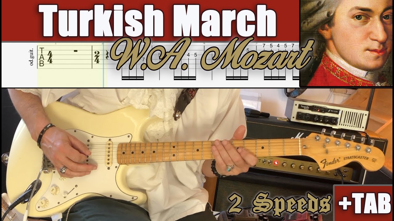 Turkish March - W.A. Mozart (Cover + TAB) - YouTube