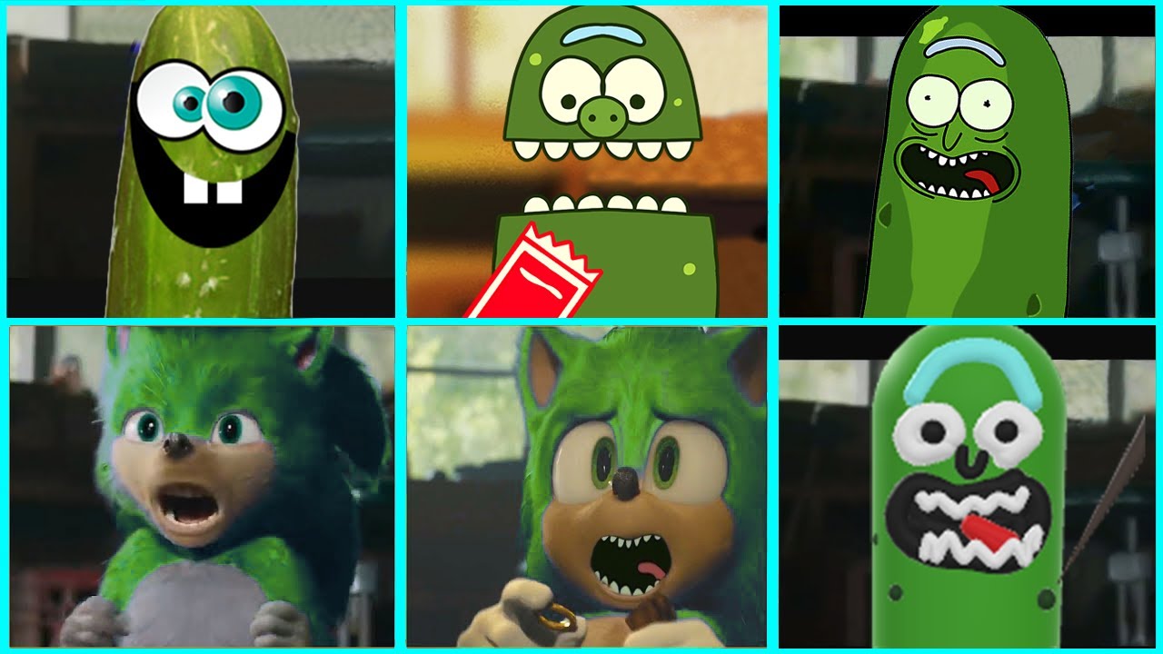 Sonic The Hedgehog Movie - PICKLE RICK Uh Meow All Designs Compilation ...