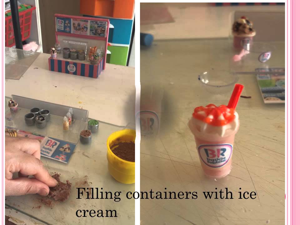 Mini ice cream display!!! - YouTube