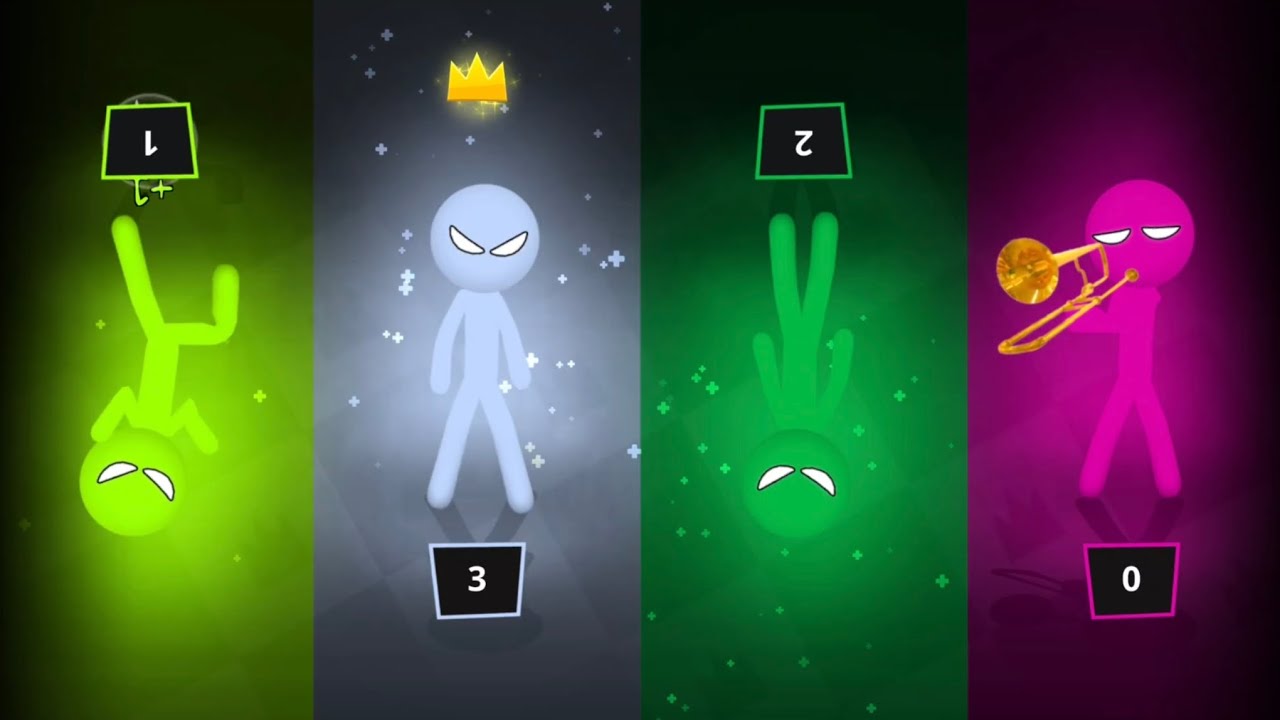 Green Stickman MINIGAMES Tournament - Stickman Party 234 Gameplay ...
