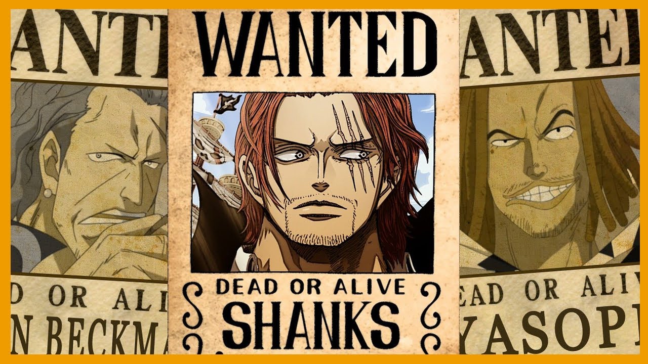 Las RECOMPENSAS de los PIRATAS DEL PELIRROJO | Teoría One Piece - YouTube