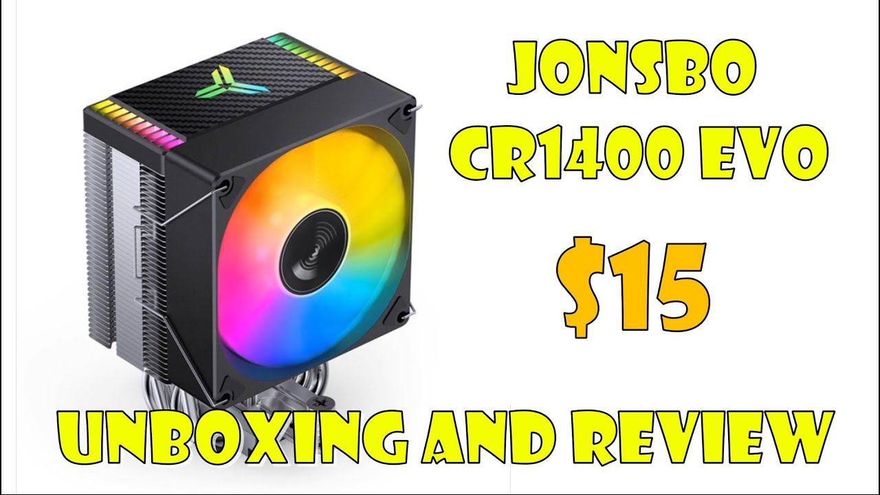Jonsbo CR-1400 EVO Review, $15 CPU Cooler! - YouTube