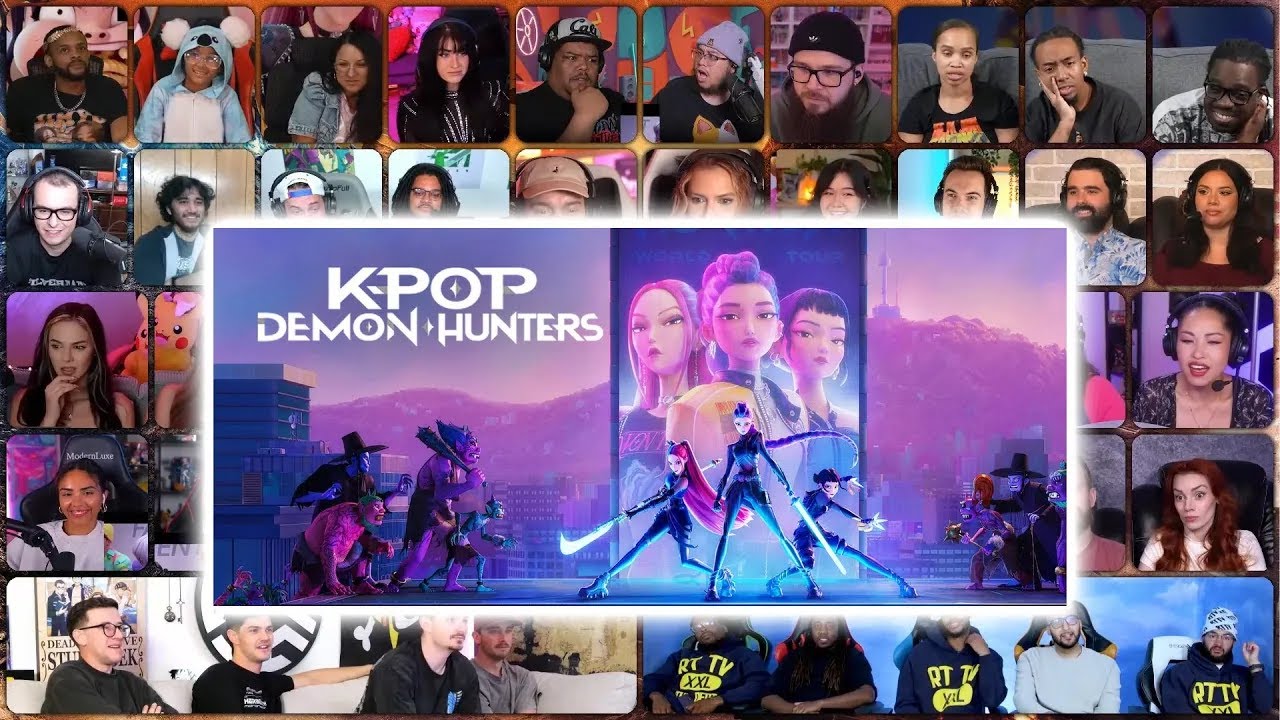KPOP Demon Hunters MEGA Reaction Mashup - YouTube