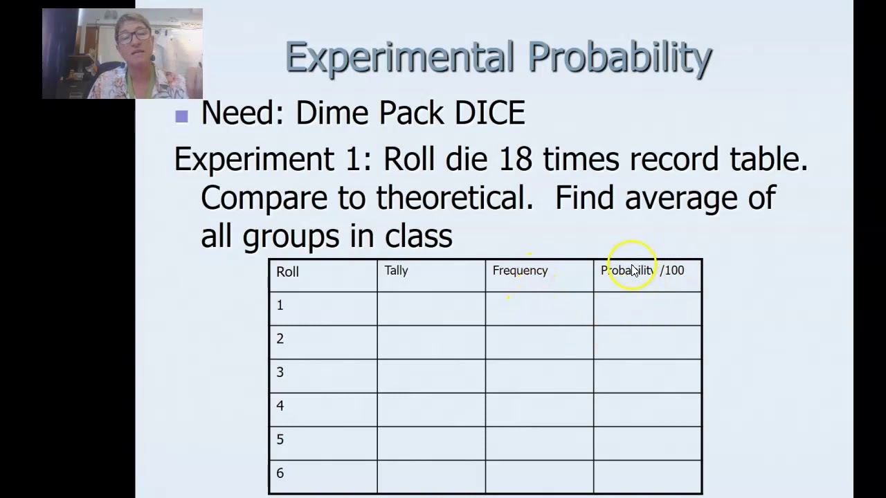 Y9 Probability Lesson 3 - YouTube