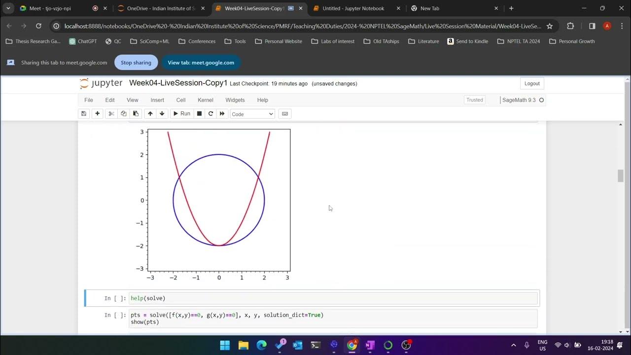 NPTEL Computational Mathematics with SageMath: Week-04 - YouTube