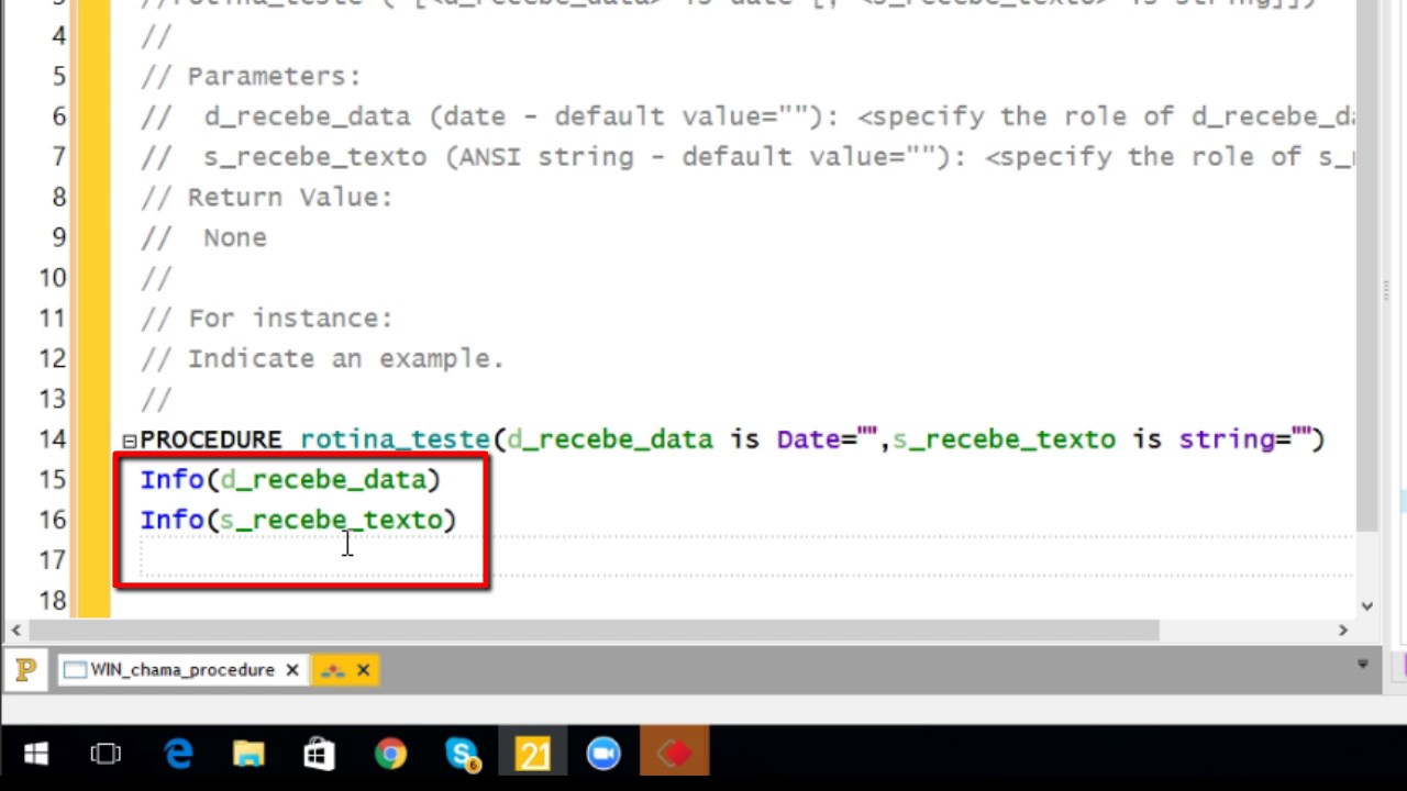 Aula 1068 WinDev Procedure Duas Maneiras - YouTube