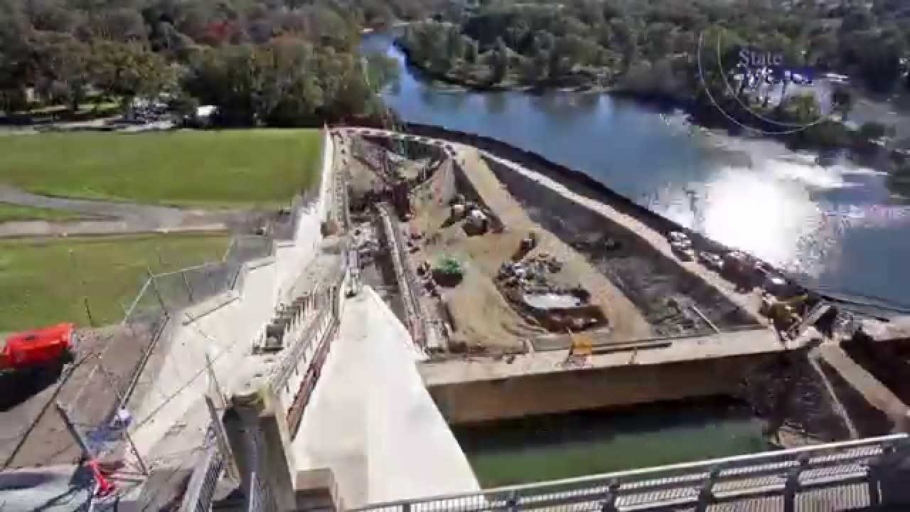Hume Dam upgrade works time-lapse 2014 (HD) - YouTube