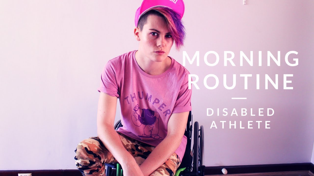 Morning Routine - Disabled Athlete - YouTube