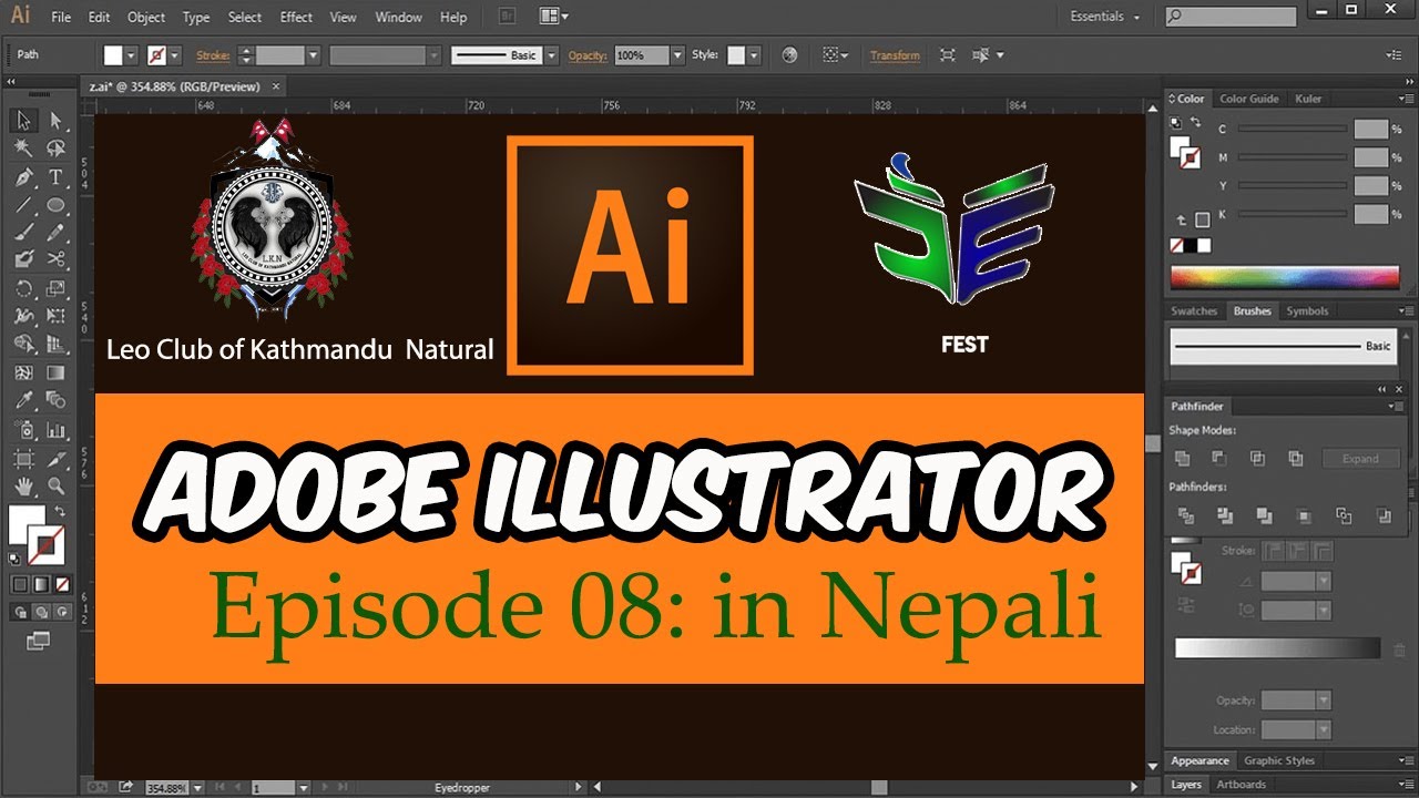 Adobe Illustrator ||Graphics Design | Day-8 - YouTube