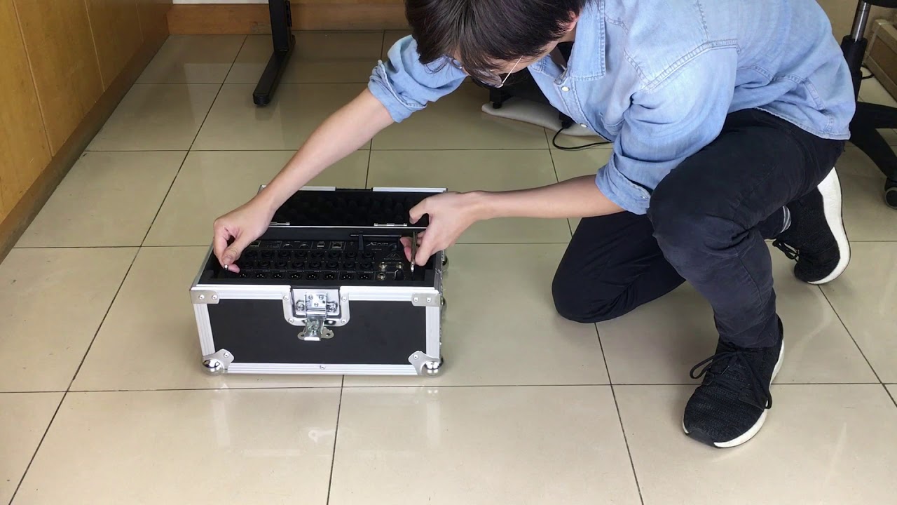Builder Case Fitting For Behringer X Air XR18 Mixer - YouTube