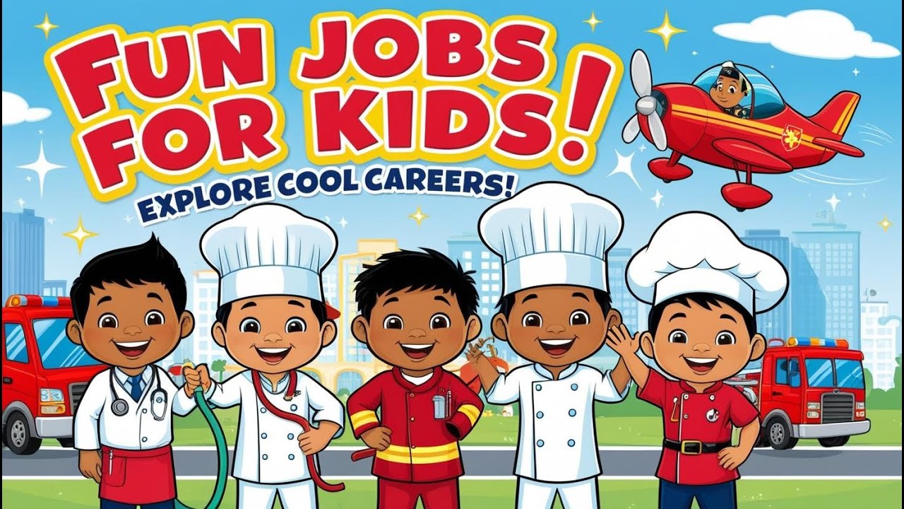 🚀 Fun Jobs for Kids! | Exploring Cool Careers with Toddlers ...