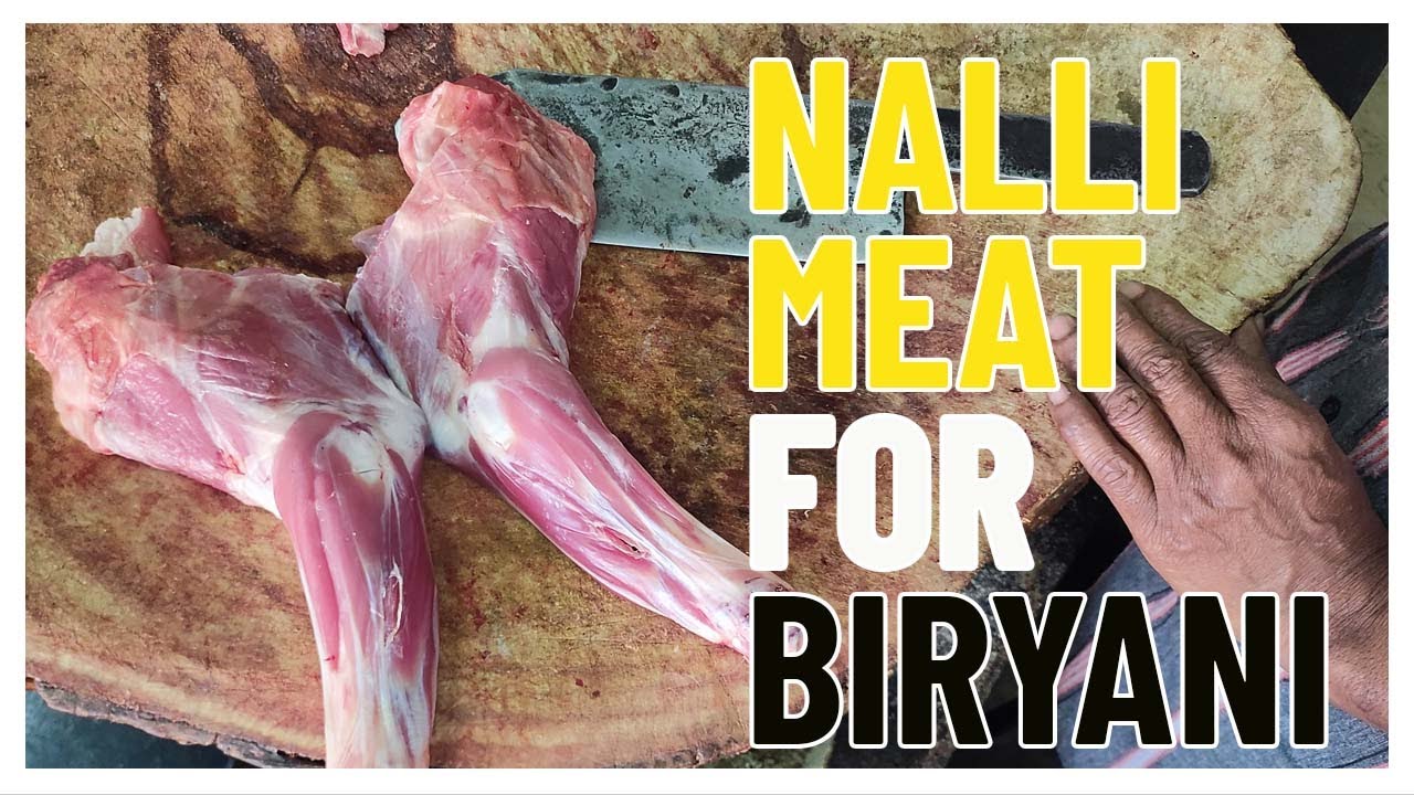 Nalli Mutton Biryani Meat #FreshMeat #howtocut - YouTube