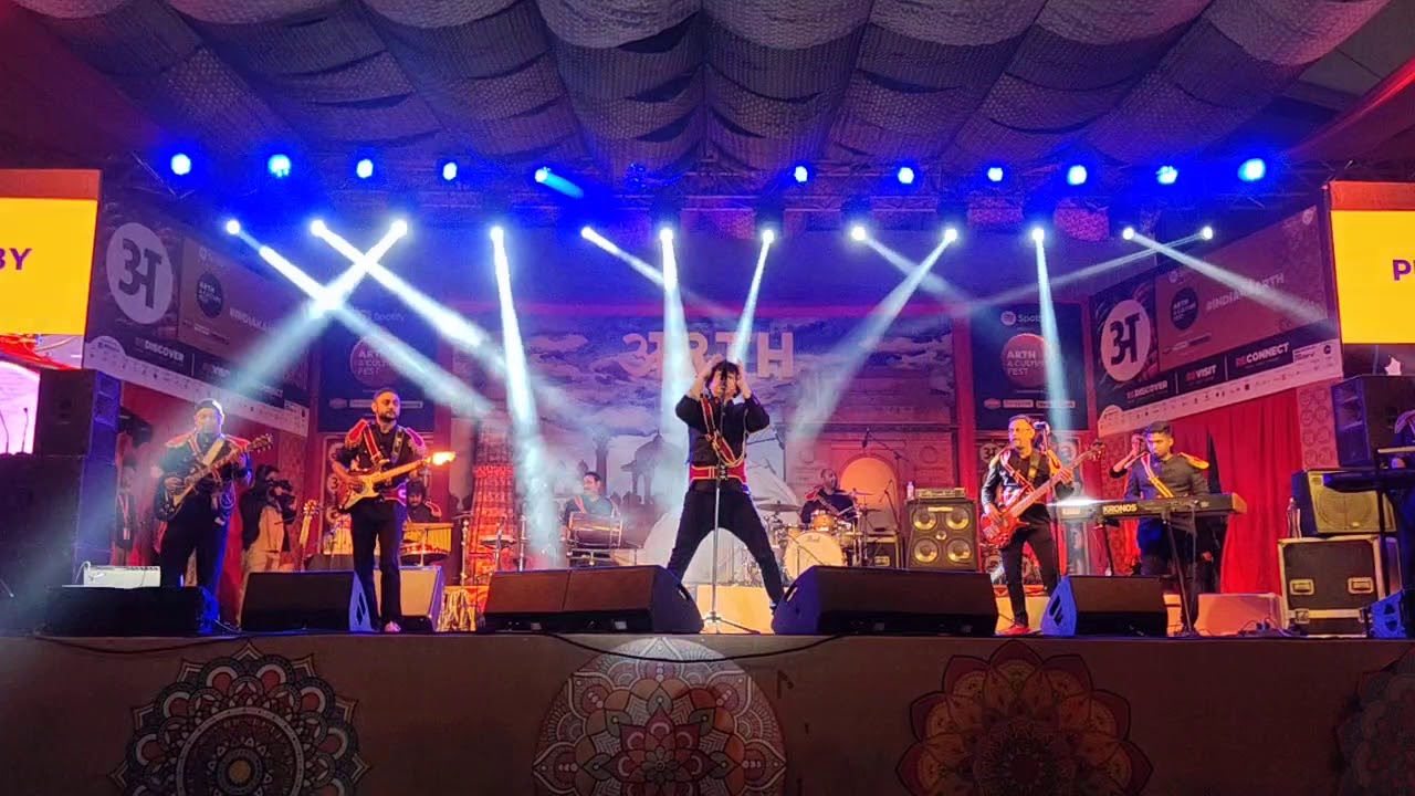 Euphoria Band performing at Arth - The Cultural Fest at JLN Stadium ...
