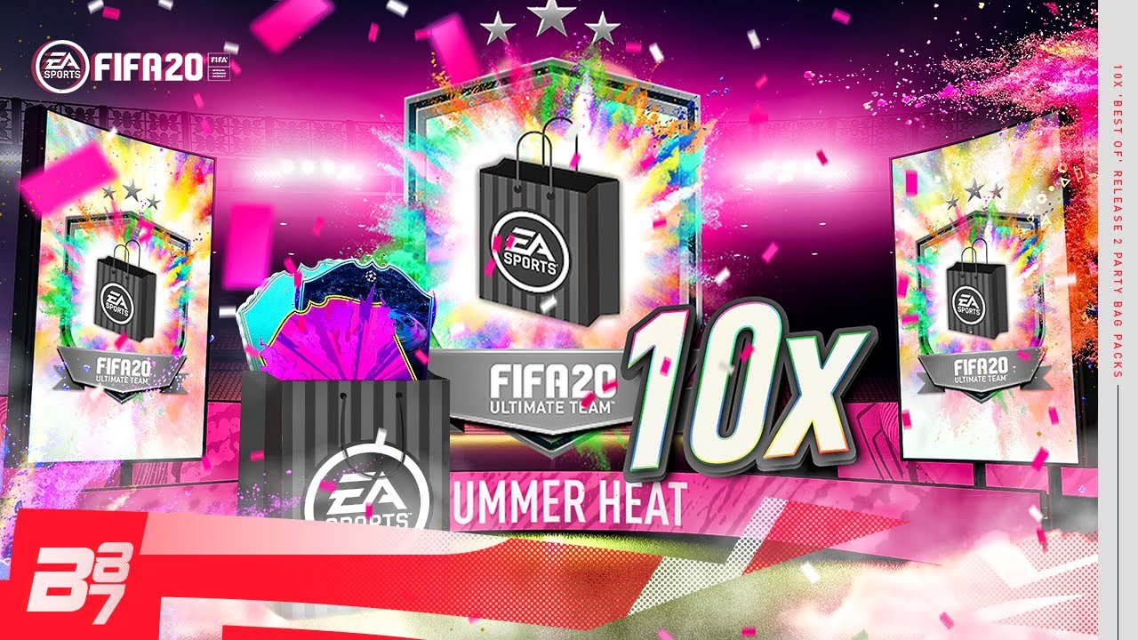 10 X BEST OF PARTY BAG 2 GUARANTEED PACKS! | FIFA 20 ULTIMATE TEAM ...