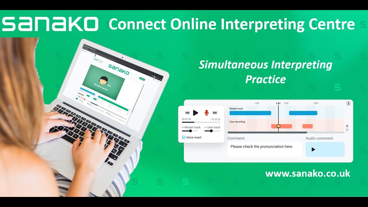 10 - Sanako Connect - Simultaneous Interpreting Practice - YouTube