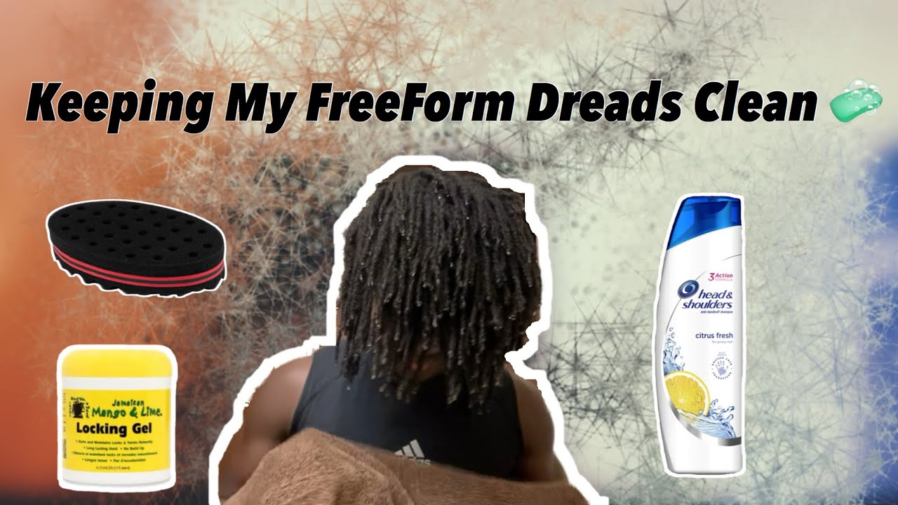 How To: Keep Your FreeForm Dreads Clean 🧼 🌊 ( Quarantine Hair Wash ...