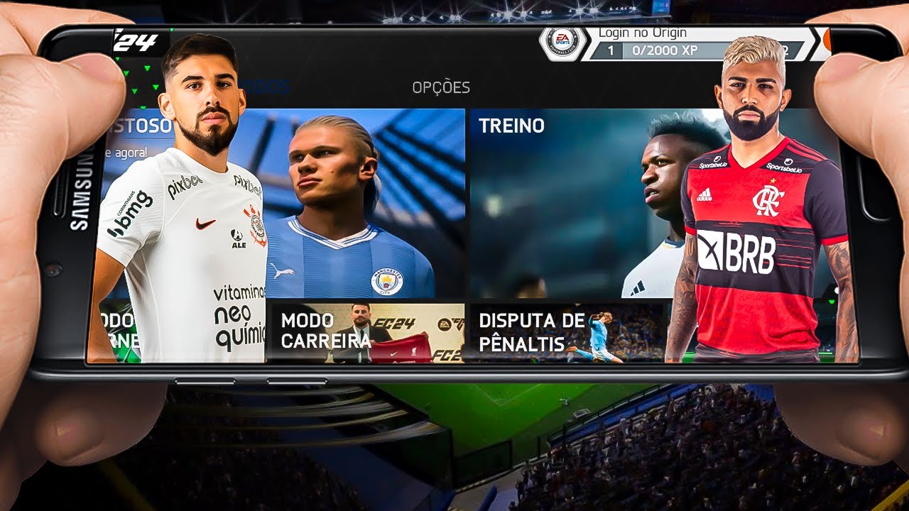 FIFA 14 MOD EA SPORTS FC 24 ANDROID OFFLINE COMMENTARY REAL FACES ...