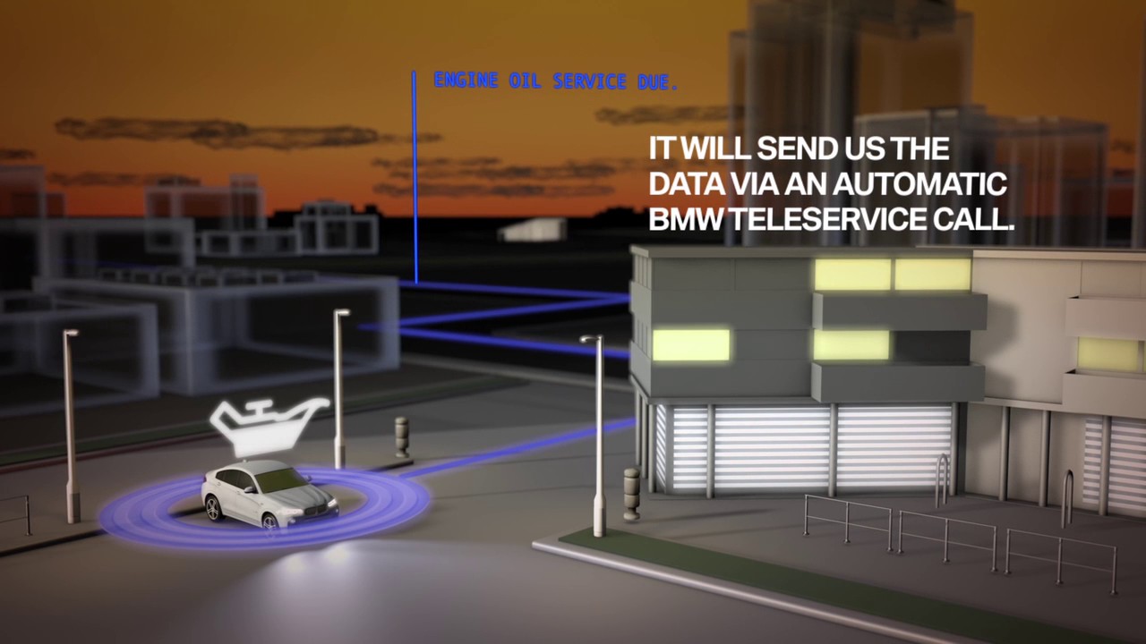 BMW Teleservices. Automatic Service Call - YouTube