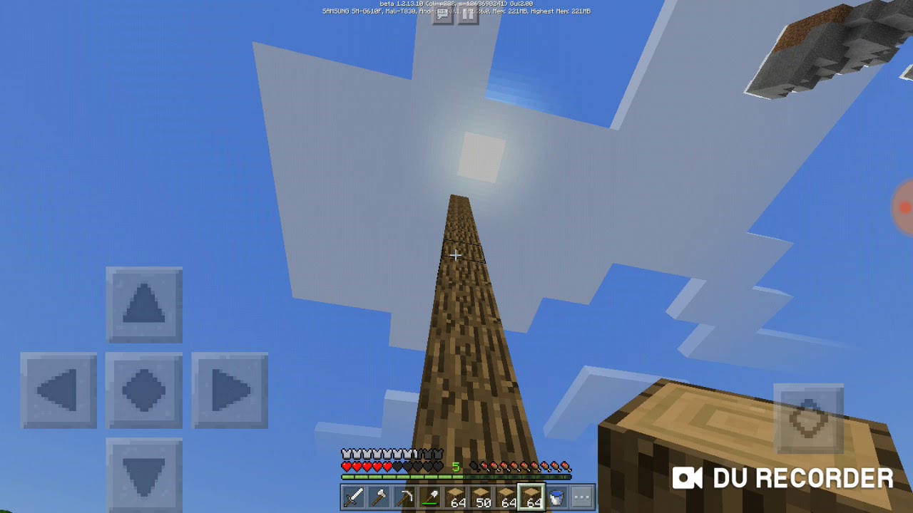 Farm and watch tower - minecraft survival ep 3 - YouTube