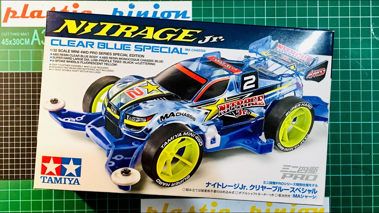 [UNBOXING] Tamiya Nitrage Jr. Clear Blue Sp. - YouTube