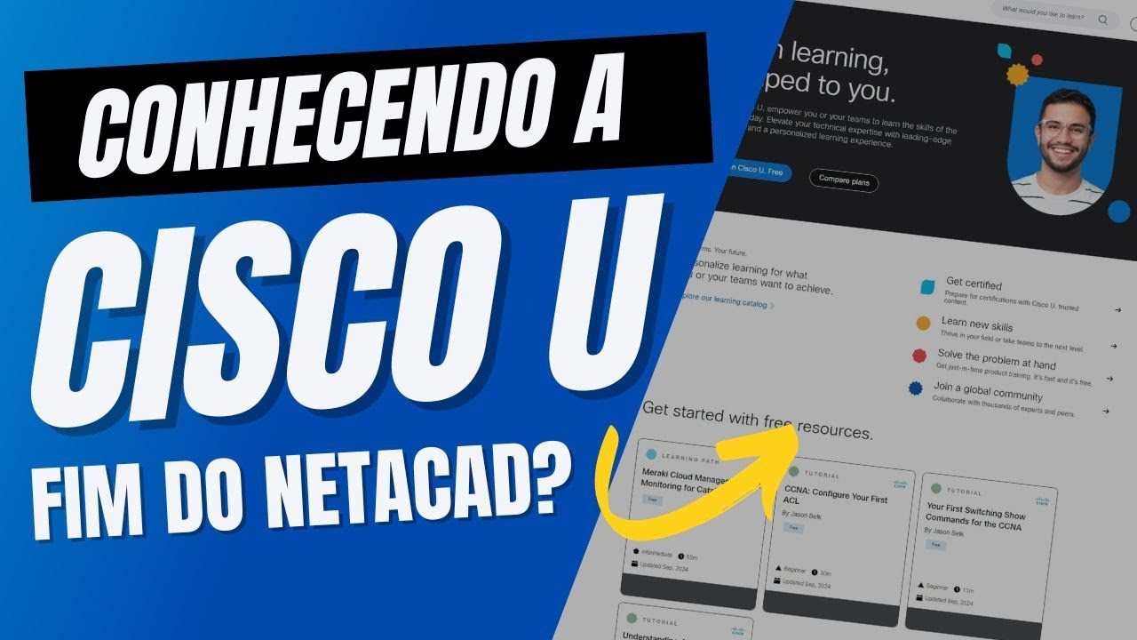 NOVA PLATAFORMA DE TREINAMENTOS OFICIAIS DA CISCO! - YouTube