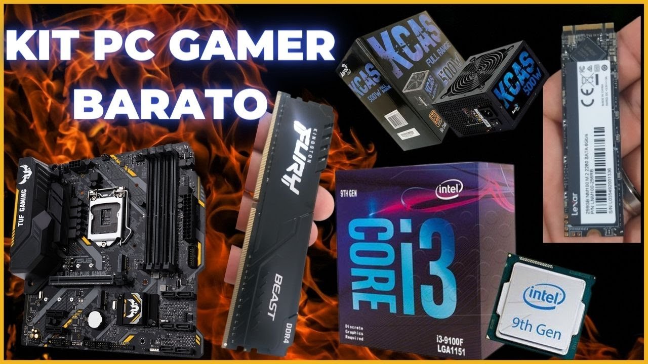 kit de Peças para PC Gaming Barato Unboxing - YouTube