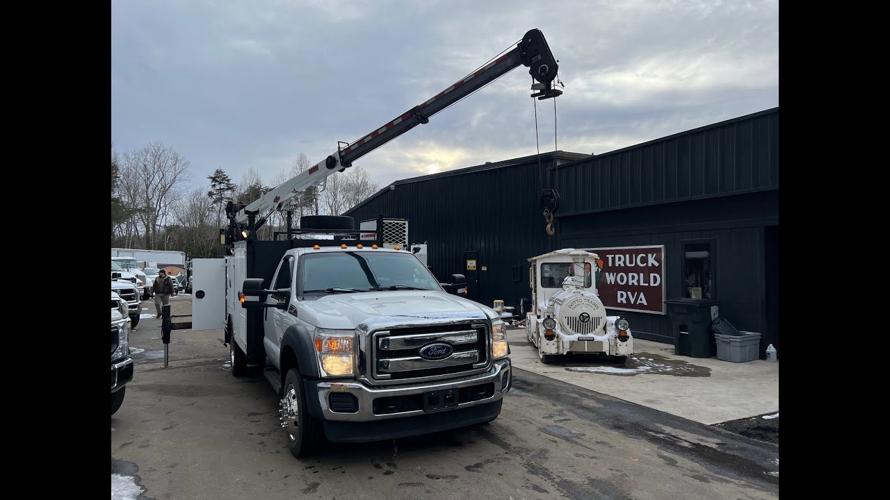 2015 Ford F550, IMT Dominator Bed, 6000 Series Crane, Drawers ...