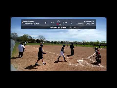Commerce Cannons 5/6 4th inning - YouTube