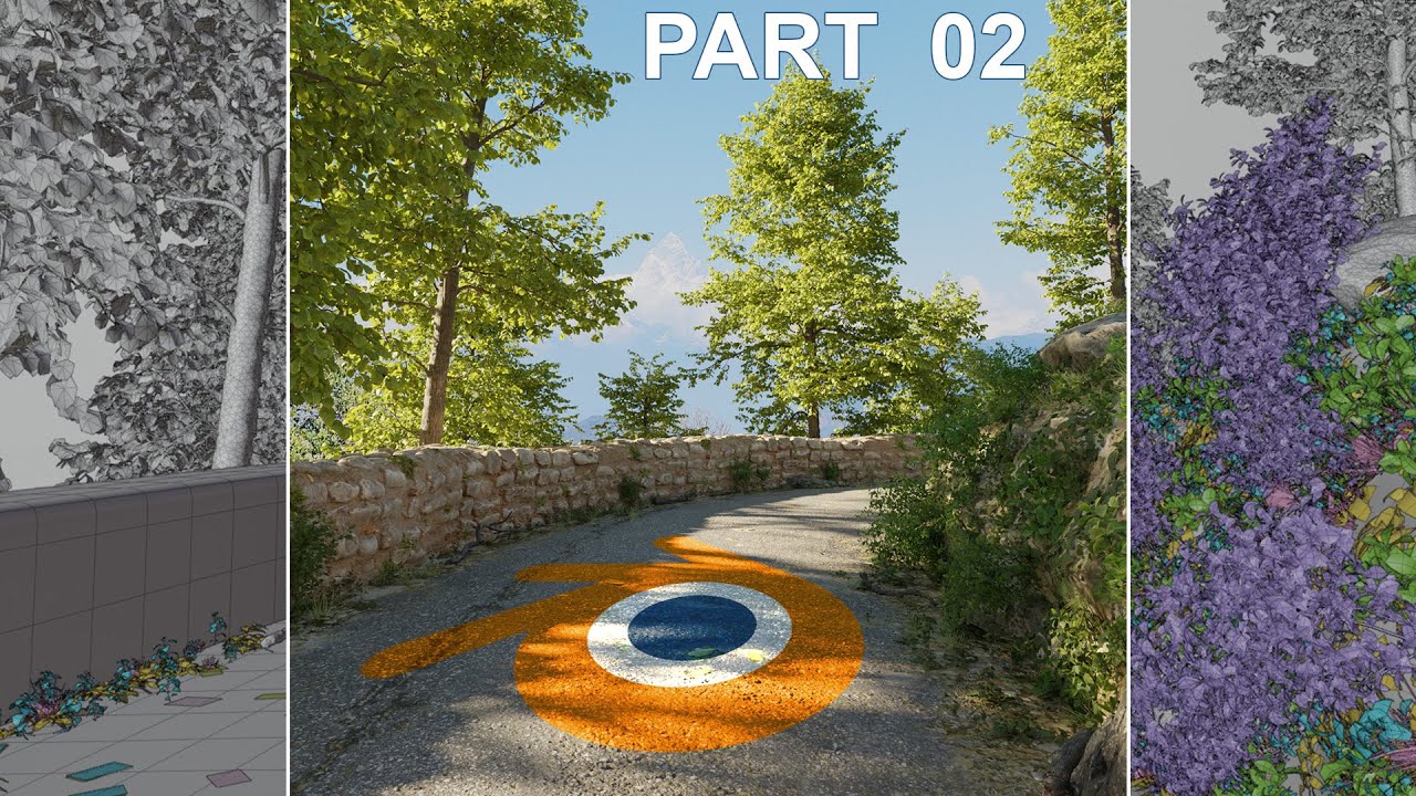Realistic Environment - Blender - Adding Materials and Textures - YouTube