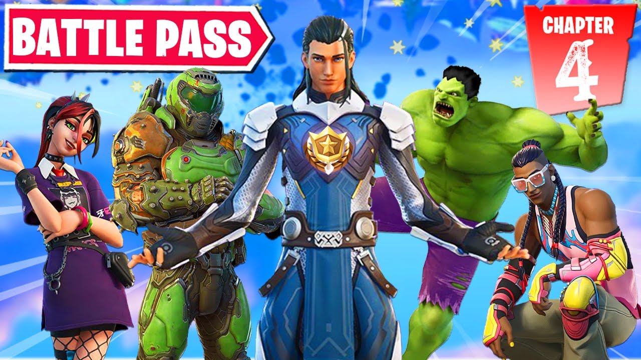 NEW *CHAPTER 4* BATTLE PASS in Fortnite! (reaction) - YouTube