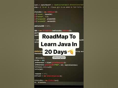 RaodMap - Learn Java In 20 Days #shorts 🎯 - YouTube