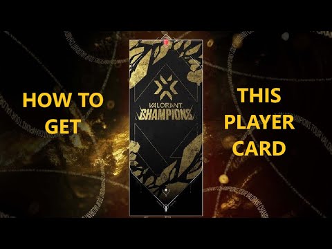 ART OF GREATNESS / / CHAMPIONS CARD | VALORANT - YouTube