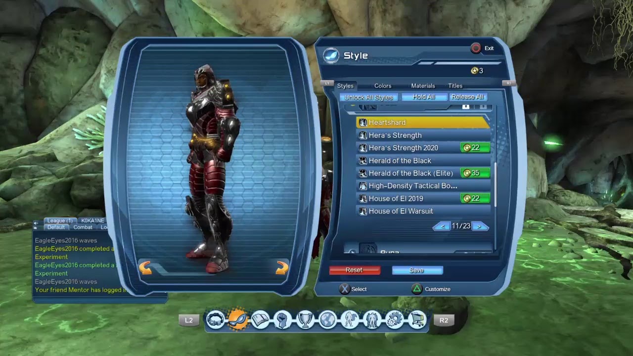 Dcuo eagle eye full heartshard style - YouTube