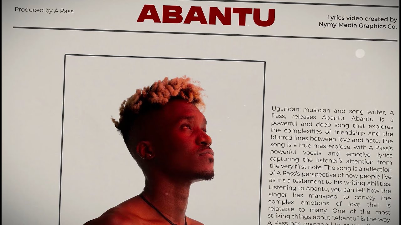 A Pass - Abantu (Official Lyrics Video) - YouTube