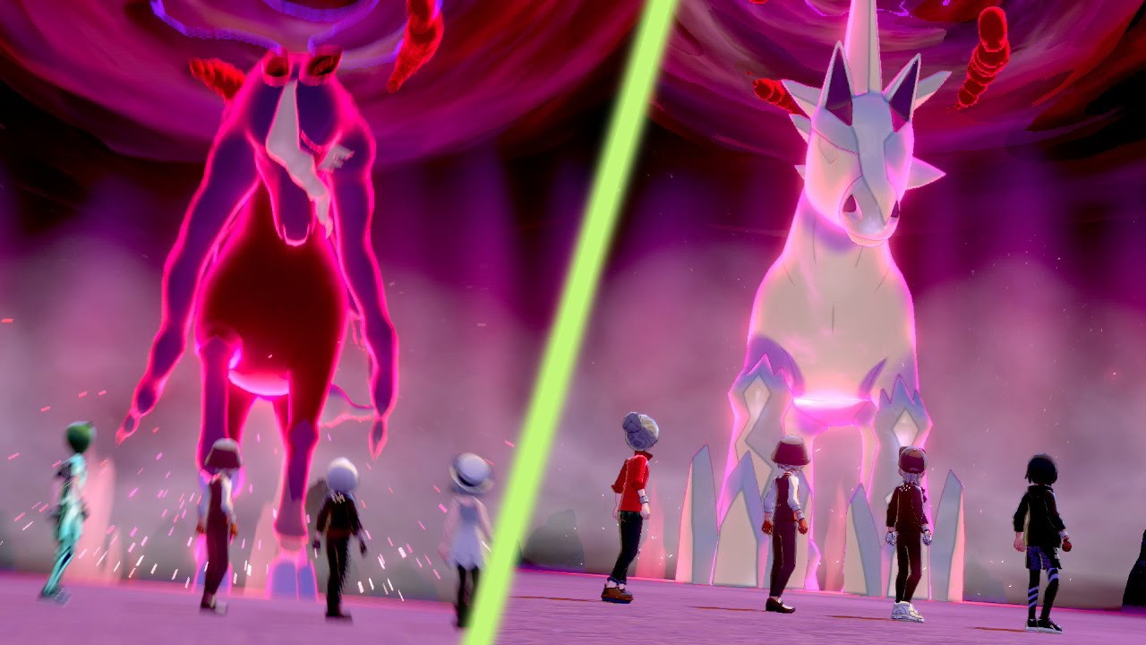 Pokémon Sword and Shield - Spectrier and Glastrier Max Raid Battles ...