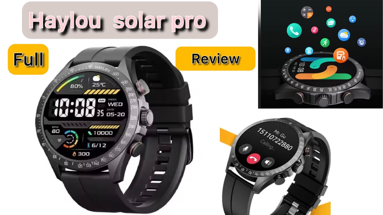 Haylou Solar Pro/Haylou Smartwatch Unboxing & Deep Review| 28+ Special ...