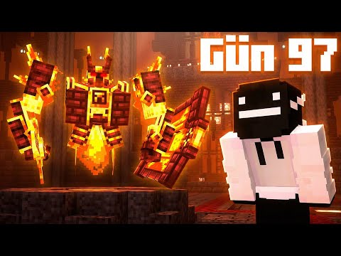 Minecraft LANETLİ NETHER'da 100 Gün Hayatta Kalmak..? (FİNAL)